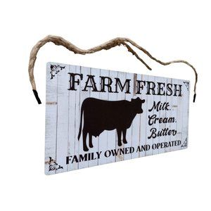 Wall Decor | Farm Fresh Milk Cream Butter Family Owned And Operated ...